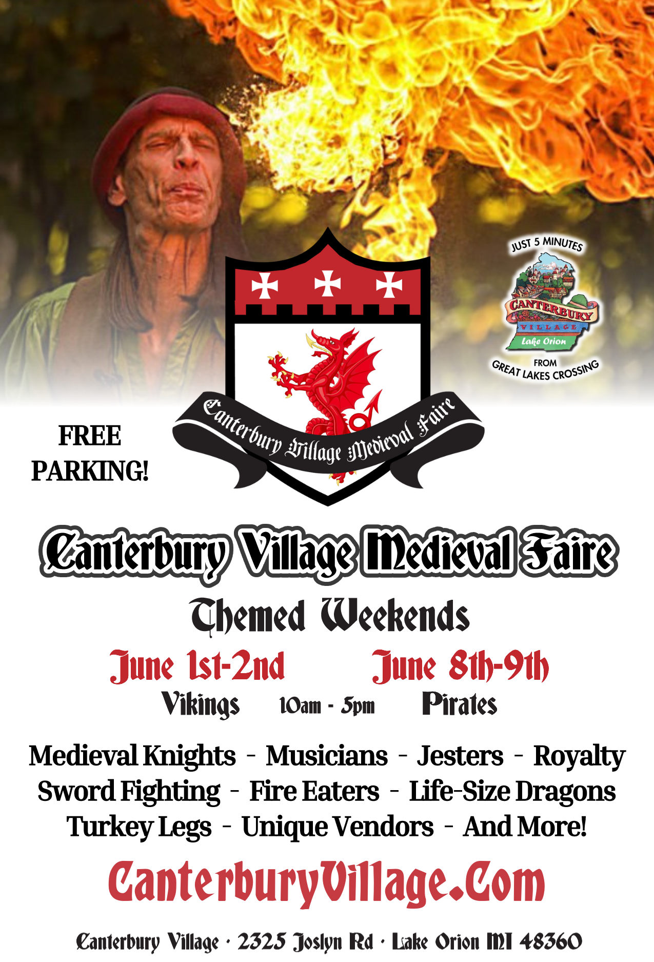Canterbury Village Medieval Faire – Canterbury Village – Lake Orion