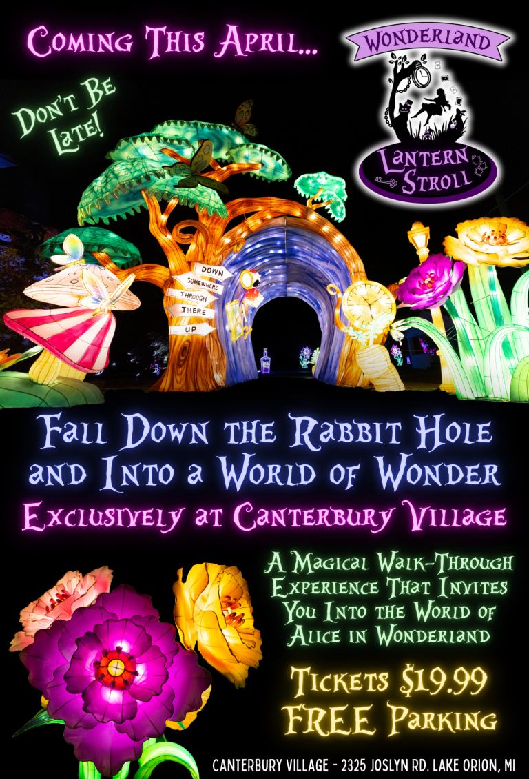 Wonderland Lantern Stroll – Canterbury Village – Lake Orion Wonderland Lantern Stroll – Canterbury Village – Lake Orion